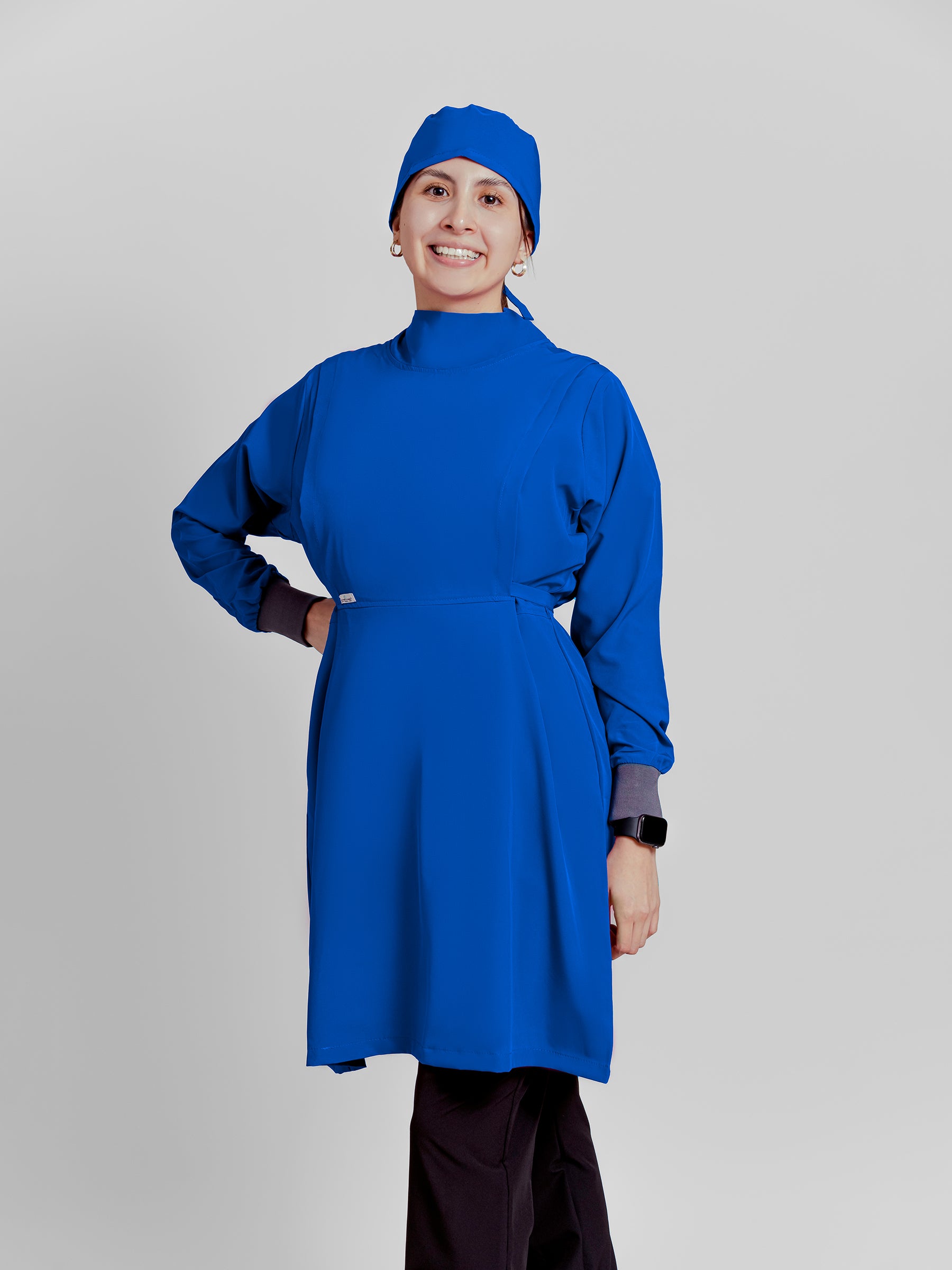 Bata Impermeable Mujer - Azul Rey